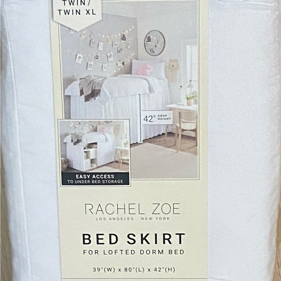 Rachel Zoe | Bedding | Rachel Zoe Bed Skirt For Lofted Dorm Bed Twin ...